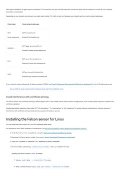 Deploying Falcon Sensor on Linux | PDF | Linux | Software