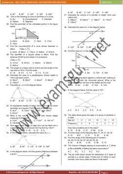 Junior WAEC 2025 Mathematics Past Questions | PDF | Area | Mean