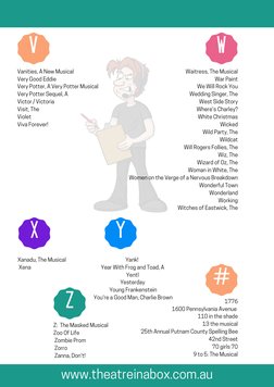 A To Z of Musicals | PDF | Musical Theatre | Broadway Musicals