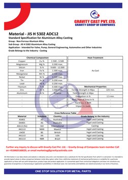 ADC12 Alloy Material Specifications | PDF | Alloy | Aluminium