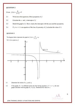 Grade 12 Functions and Graphs Manual | PDF | Function (Mathematics ...