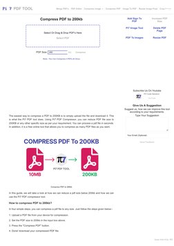Pi7 PDF Compression Guide | PDF | Data Compression | Computing