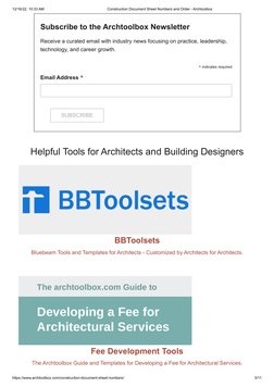 Architectural Sheet Numbering Standards | PDF | Architect | Engineering