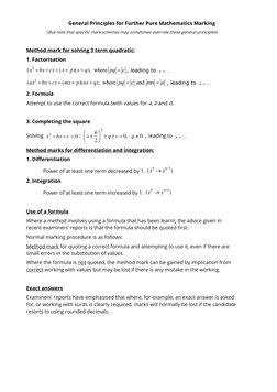 0s5 9MA0-01 Pure 1 - Mock Set 5 Mark Scheme PDF | PDF | Mathematics