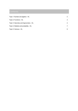 IB Math AA HL Formula Booklet 2023 | PDF | Area | Logarithm