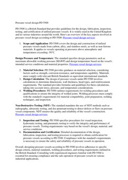 PD 5500 Pressure Vessel Design Guide | PDF | Nondestructive Testing ...