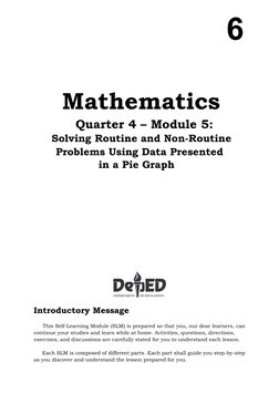 Math6 - Q4 - Mod5 - Solving Routine and Non Routine Problems Using Data ...