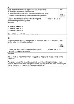 Level 3 Electrical Installation Exam Guide | PDF | Electrical Wiring ...