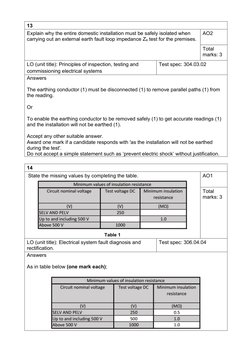 Level 3 Electrical Installation Exam Guide | PDF | Electrical Wiring ...