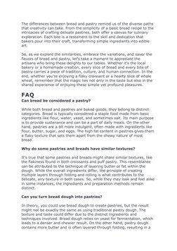 Bread vs Pastry: Key Differences Explained | PDF | Breads | Baking