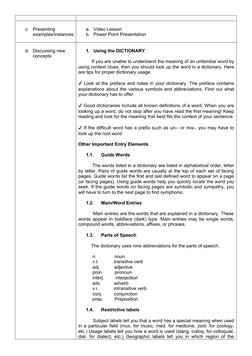 Giving Meaning To Terminologies Using Dictionary Thesaurus.... | PDF ...