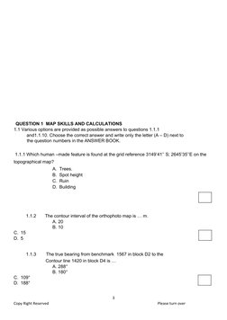 Grade 12 Geography Mapwork: Queenstown | PDF | Map | Cartography