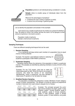Math 7 Q4 Module 2 Sampling and Data Gathering | PDF | Sampling ...