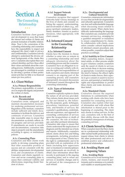 ACA Code of Ethics Overview 2024 | PDF | Confidentiality | Informed Consent