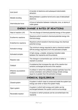 Physical Sciences Grade 12 Definitions 2022 | PDF | Force | Momentum