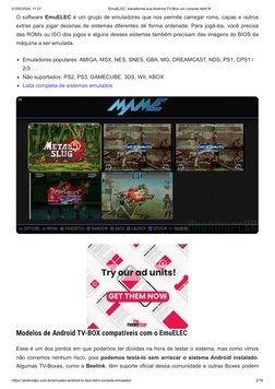 EmuELEC: Instalação em Android TV-Box | PDF | USB | Android (sistema ...