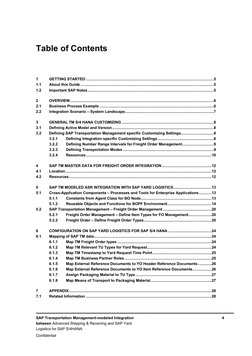 SAP TM & Yard Logistics Integration Guide | PDF | Logistics | Transport