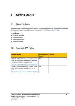 SAP TM & Yard Logistics Integration Guide | PDF | Logistics | Transport