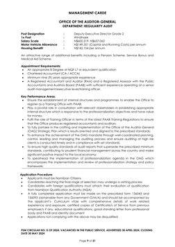 PSM Circular No D of 2024 | PDF | Audit | Financial Audit