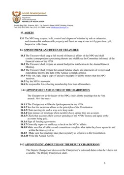 NPO Constitution Template Example | PDF | Nonprofit Organization ...
