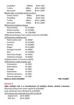 Tally Practice Exercises with Solutions | PDF | Cheque | Cash
