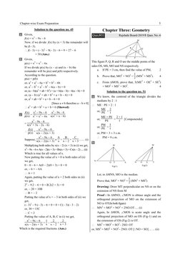 SSC Higher Math Questions 2024 Solutions | PDF | Triangle | Perpendicular