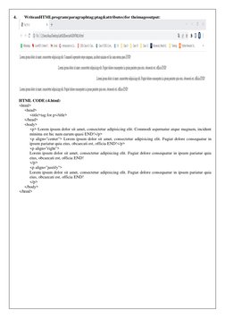 Class 10 HTML Practical File | PDF | Html | Html Element