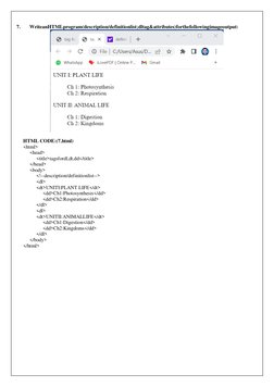 Class 10 HTML Practical File | PDF | Html | Html Element