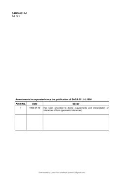 Sans 10111 1 Engineering Drawing Part 1 General Principles | PDF ...