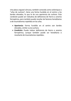 Tipos de Placas Ungueales y sus Funciones | PDF | Clavo (anatomía)