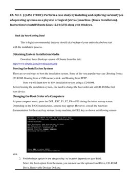 CS3461 Operating Systems Lab Manual | PDF | Booting | Operating System