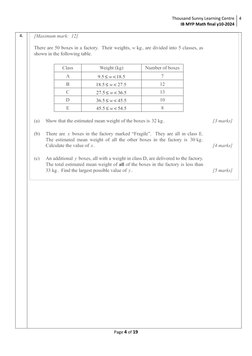 IB MYP Math Final Exam Y10 2024 | PDF | Vocational Education ...