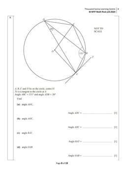 IB MYP Math Final Exam Y10 2024 | PDF | Vocational Education ...