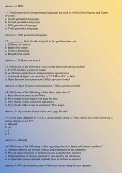 2017 Computer Science Exit Exam Questions | PDF | Computing ...