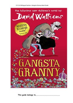 Gangsta Granny Educational Guide | PDF