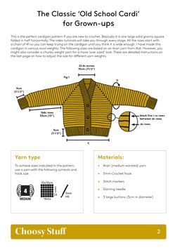 Free Crochet Cardigan Pattern Guide | PDF | Crochet | Yarn