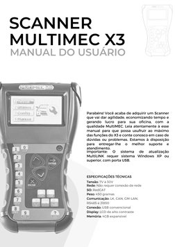 Manual do Scanner Multimec X3 | PDF | USB | Despesa