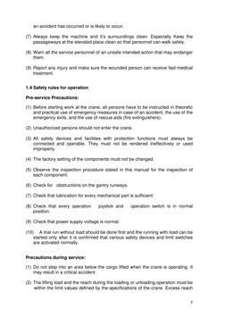 RTG Crane Maintenance Manual | PDF | Nondestructive Testing | Crane ...