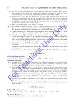 Julius Caesar Workbook Solutions ICSE | PDF | Julius Caesar | Mark Antony