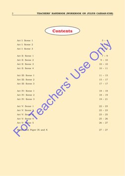 Julius Caesar Workbook Solutions ICSE | PDF | Julius Caesar | Mark Antony