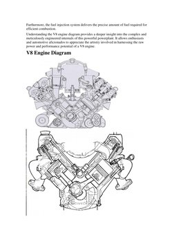 V8 Engine Diagram and Function Overview | PDF | Internal Combustion Engine | Piston