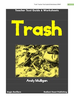 Teaching Resources for "Trash" Novel | PDF | Narration | Waste