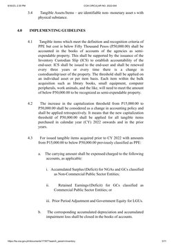 COA Circular 2022-004: Semi-Expendable Guidelines | PDF | Audit ...