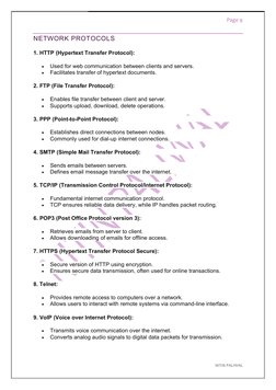 Class 12 Computer Networks Notes | PDF | Computer Network | World Wide Web