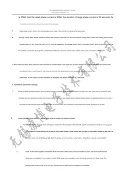 Lingbo Controller User Manual | PDF | Electric Motor | Voltage