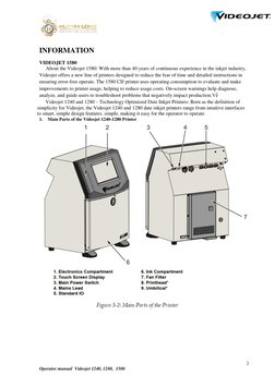 Videojet 1240, 1280, 1580 Operator Manual | PDF | Printer (Computing ...