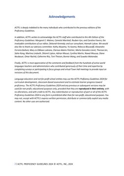 ACTFL Proficiency Guidelines 2024 | PDF | Communication | Educational ...