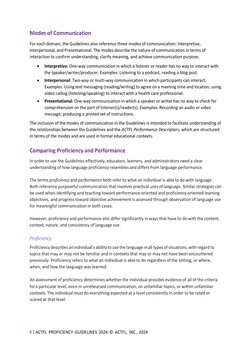 ACTFL Proficiency Guidelines 2024 | PDF | Communication | Educational ...