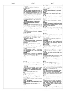 MTG Keyword Cheat Sheet 2023 | PDF | Wizards Of The Coast Games ...