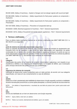 ABNT NBR 14153: Classificação de Segurança | PDF | Engenharia | Estado